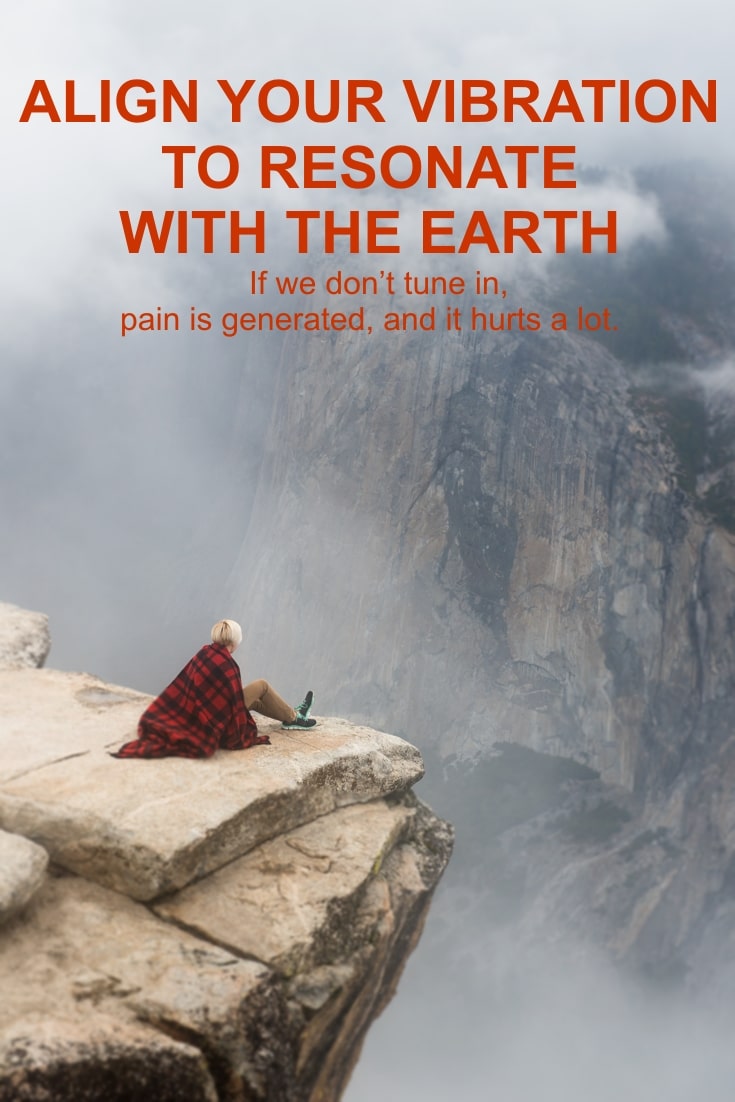 Align your vibration to resonate with the Earth